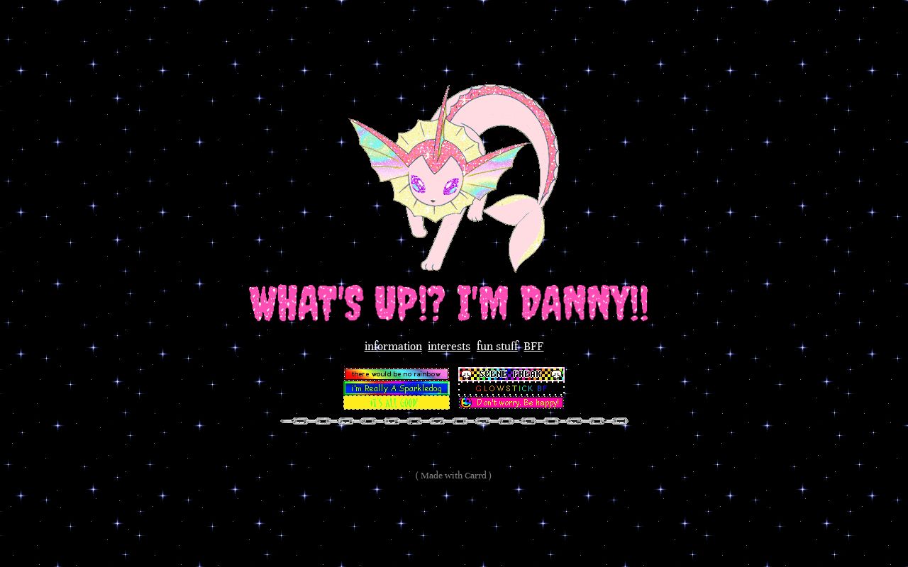 WELCOME 2 MY WEBPAGE
